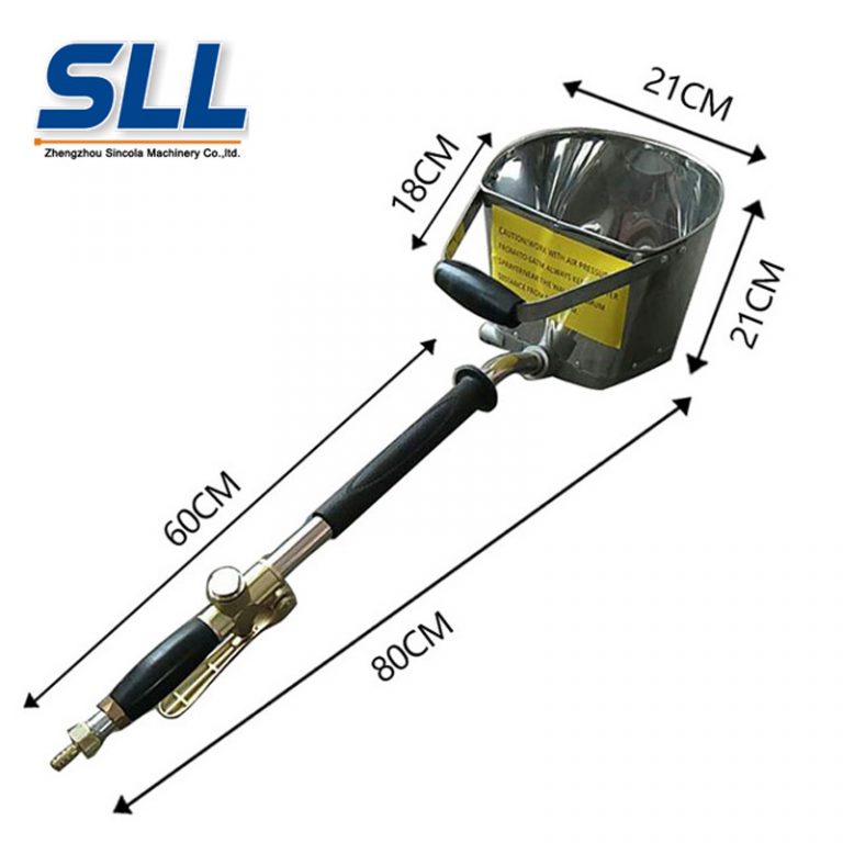 Manual Cement Mortar Spraying Gun - Mortar Cement Putty Plaster Machine